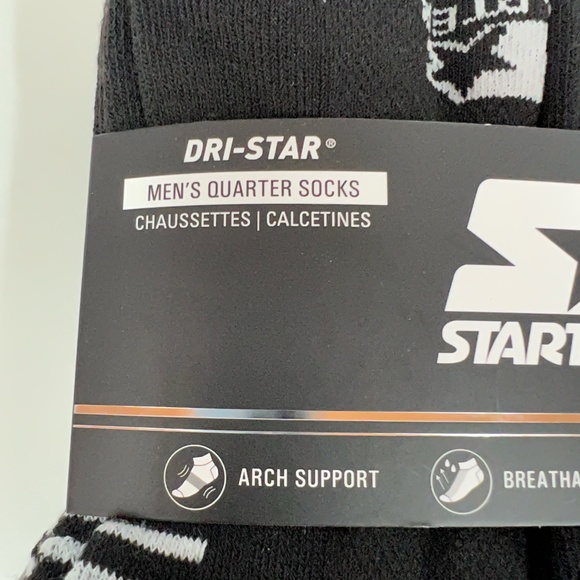 STARTER | Underwear & Socks | Starter Dristar Quarter Ankle Socks ...